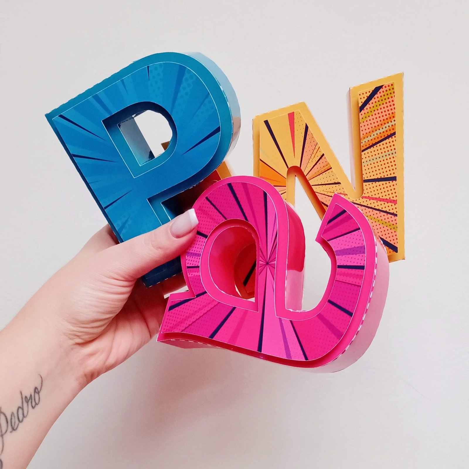 Carton Moldes Letras En 3d Para Imprimir Y Colorear - Infoupdate.org